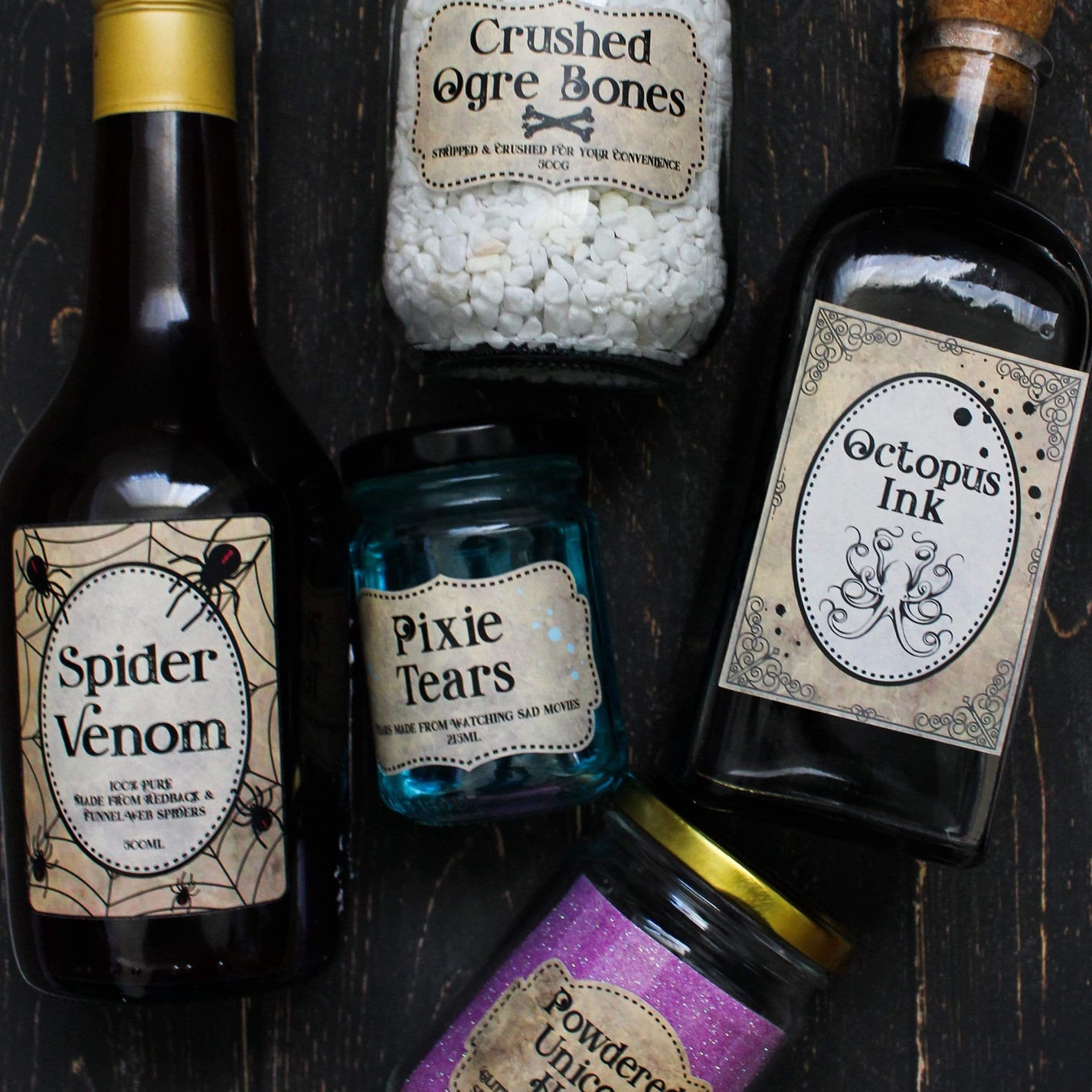 DIY Spooky Halloween Jar Labels - Set of 11 Stickers – E&L Designs ...